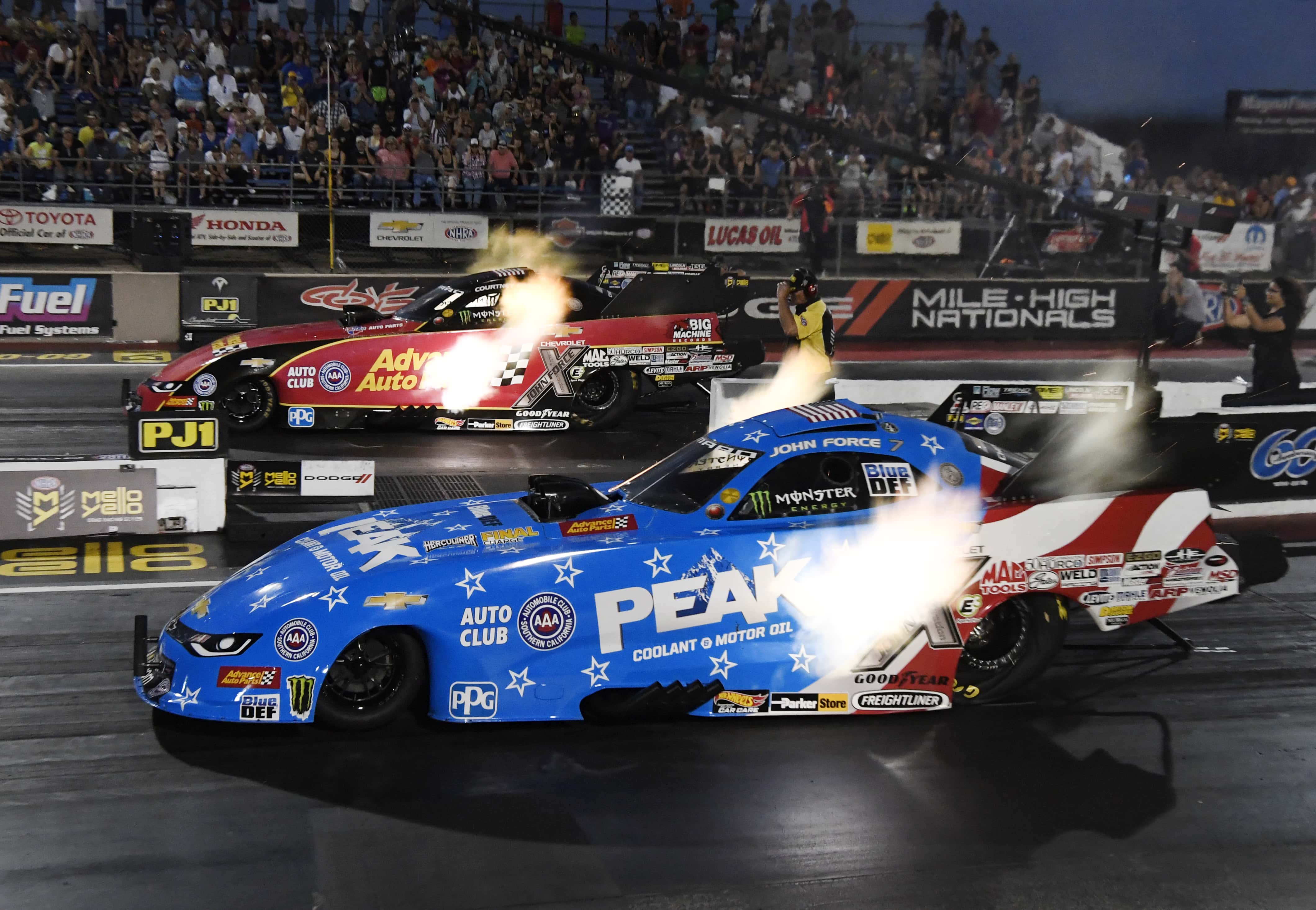 Brittany and Courtney Force are ready for the U.S. Nationals! - 93.5 ...