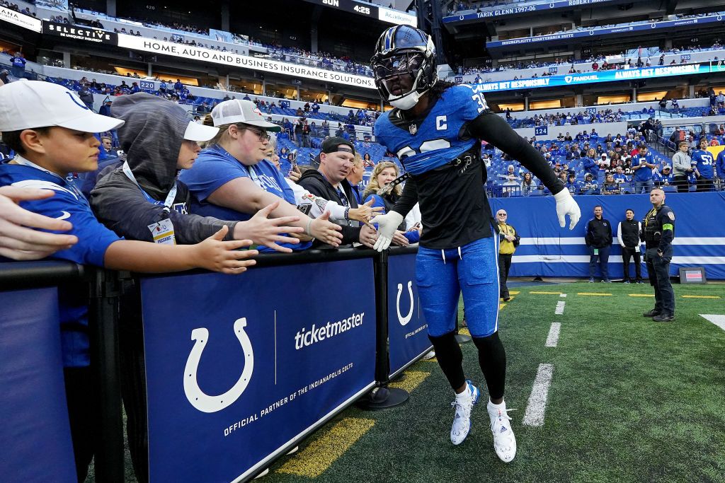 A Closer Look At The Colts 'Indiana Nights' Uniforms In Game Action