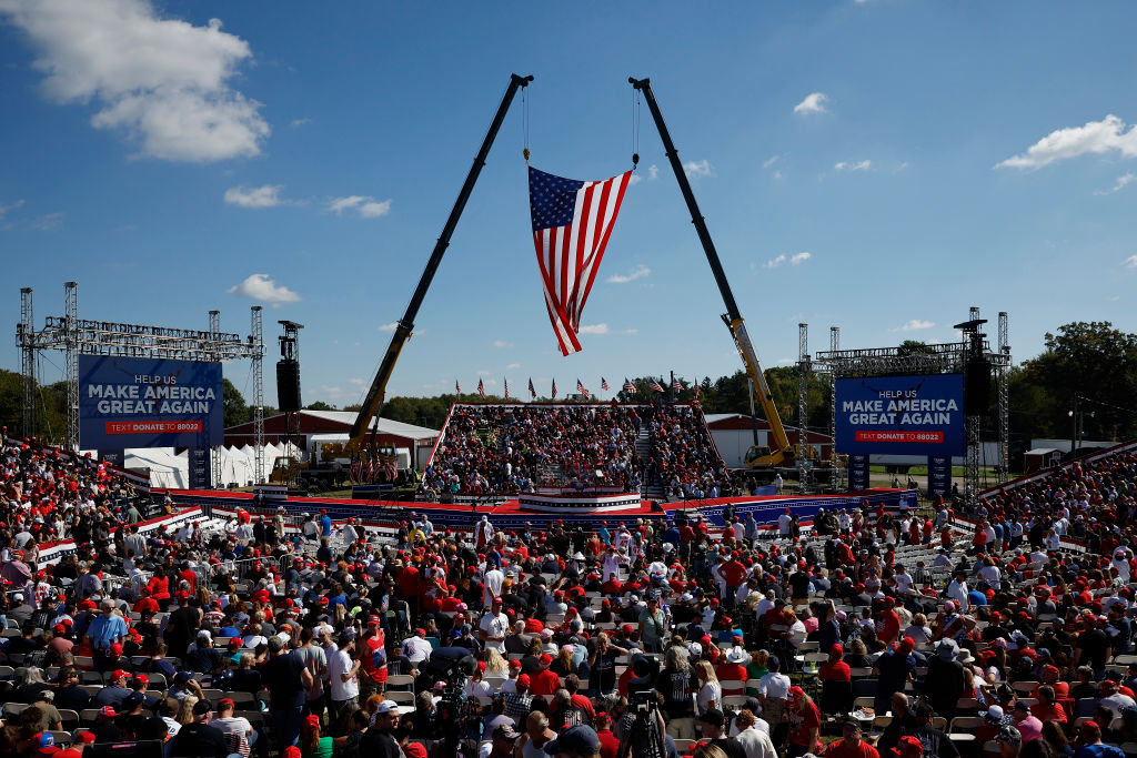 Donald Trump Returns to Butler, Pennsylvania, Rally At Site Of As...