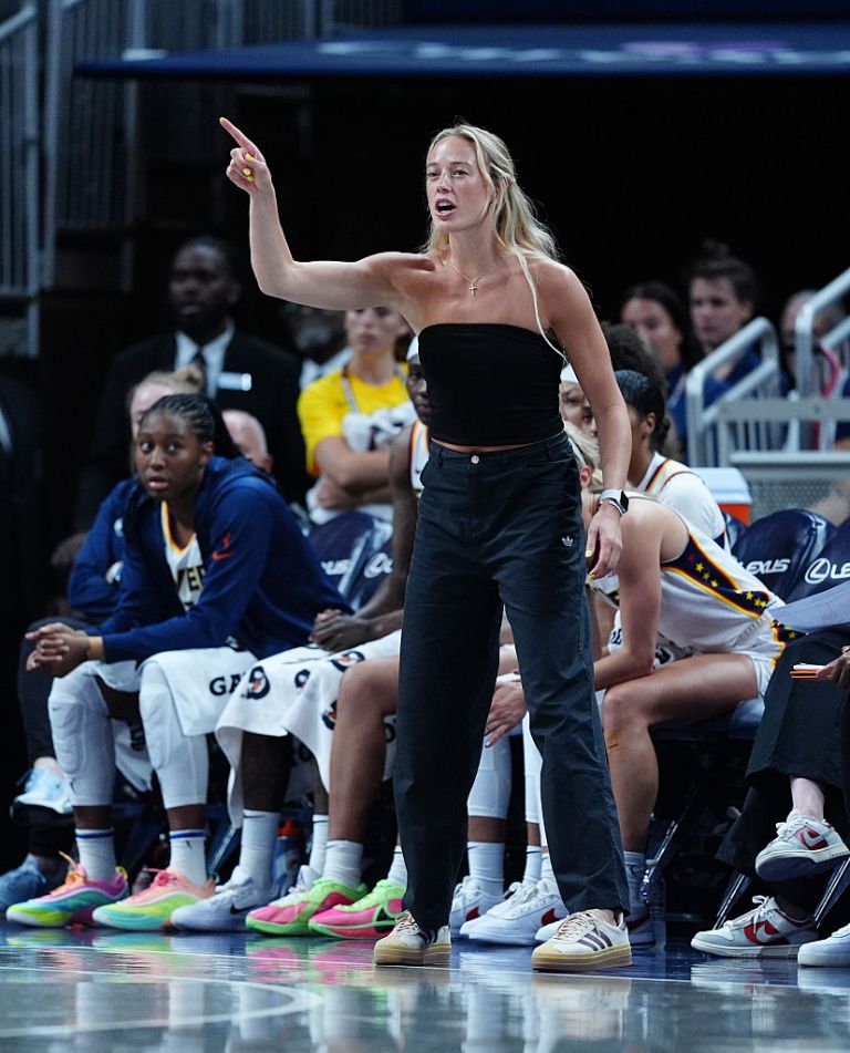 Indiana Fever Sophie Cunningham's Pregame Outfits