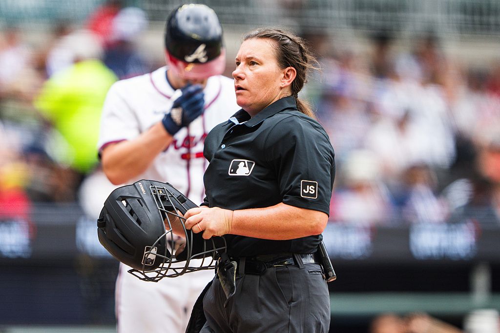Jen Pawol Makes History As MLB's First Female Home Plate Ump..