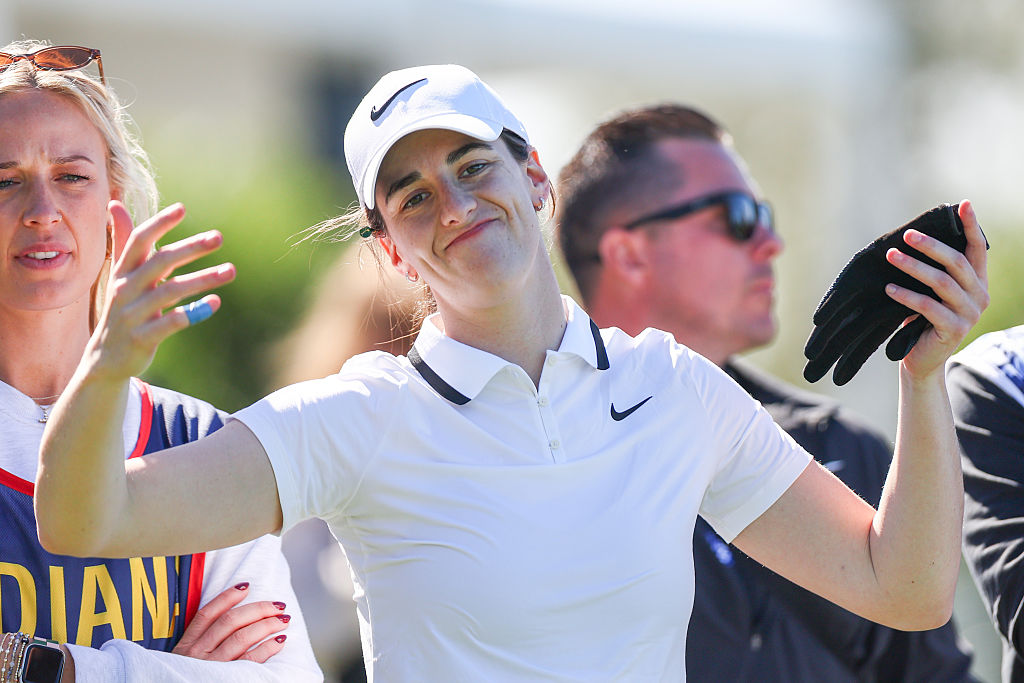 Caitlin Clark Shows Off Her Range At The ANNIKA Pro-Am